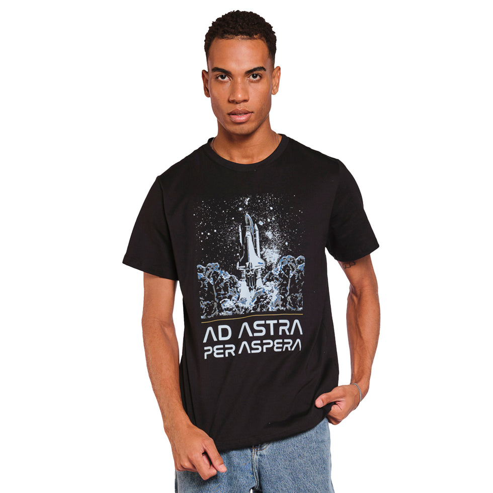 Camiseta Ad Astra Per Aspera – Loos - Vista o Universo