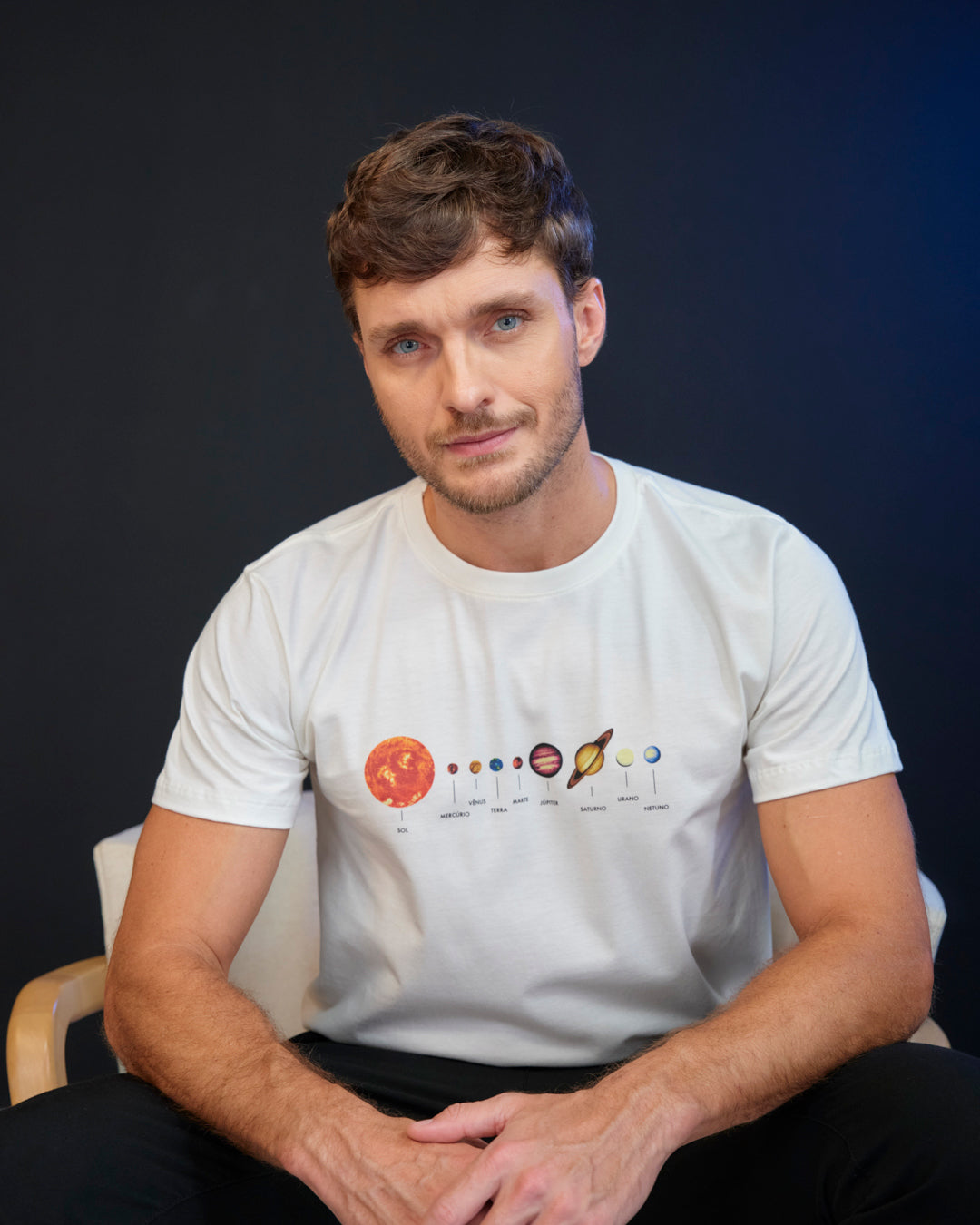 Camiseta Nosso Sistema Solar Loos Vista O Universo